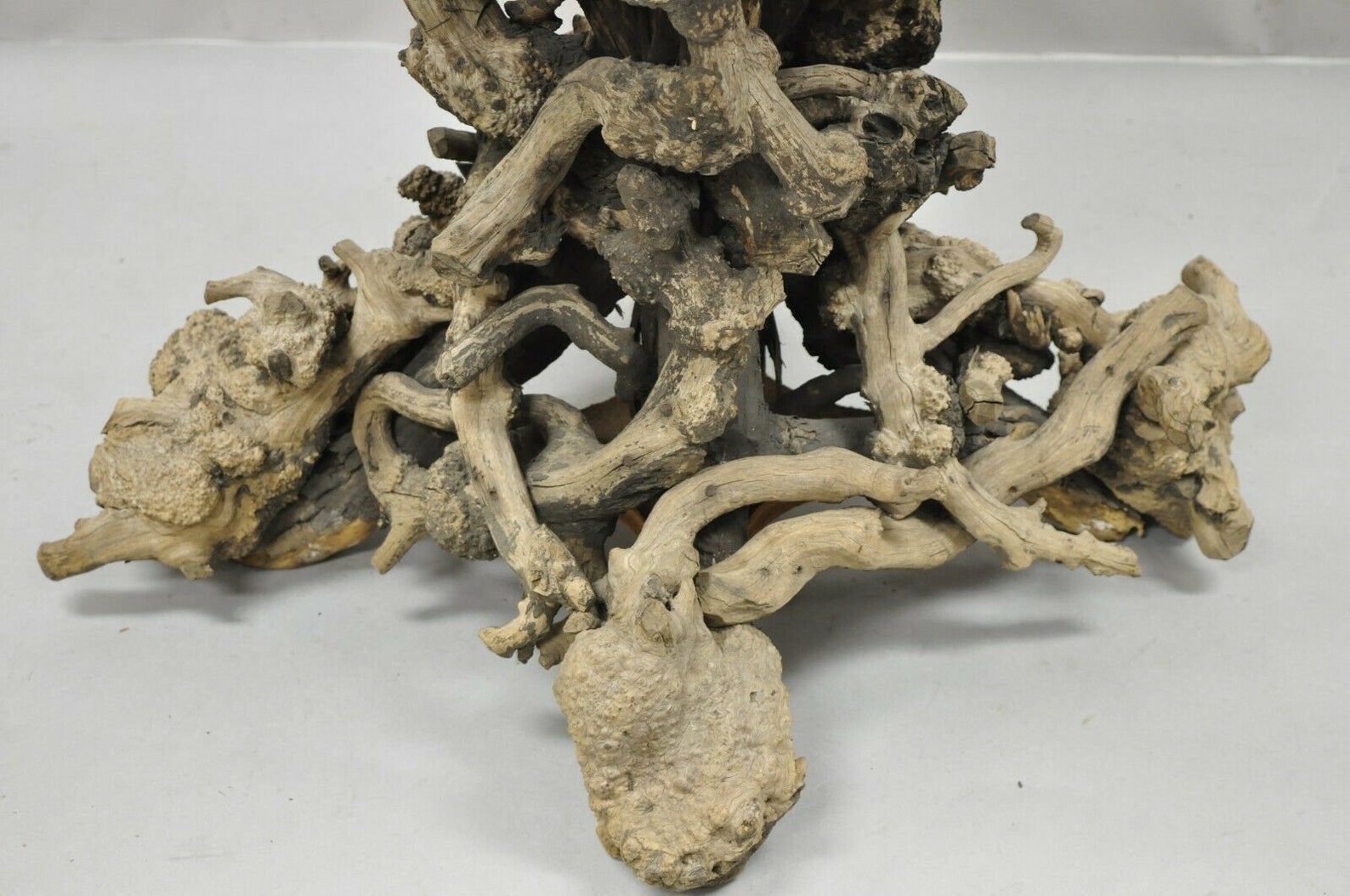 Vintage Driftwood Root Base Drift Wood Pedestal Naturalistic - Etsy