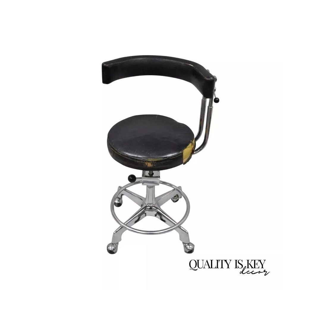 Vintage Reliance F&F Koenigkramer Medical Chair Dental Exam Stool ...