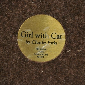 Vintage Bronze Charles Parks the Franklin Mint Statue Sculpture Girl ...