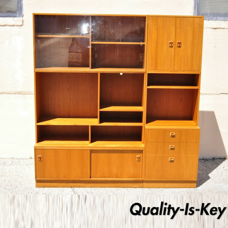 Mid Century Wall Unit - Etsy