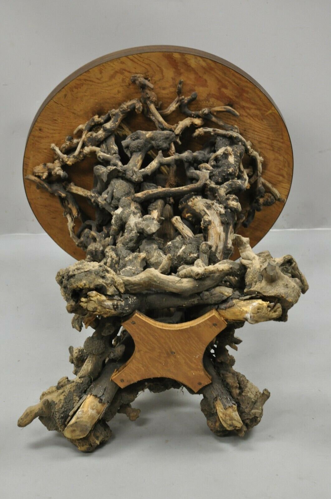 Vintage Driftwood Root Base Drift Wood Pedestal Naturalistic - Etsy