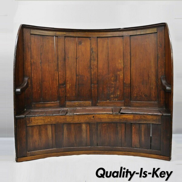 Antique Storage Bench - Etsy