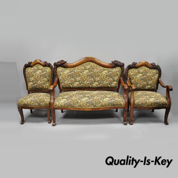 Victorian Settee Set - Etsy