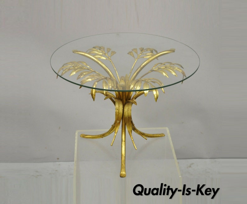 Vintage Gold Gilt Italian Hollywood Regency Palm Leaf Sheaf of - Etsy