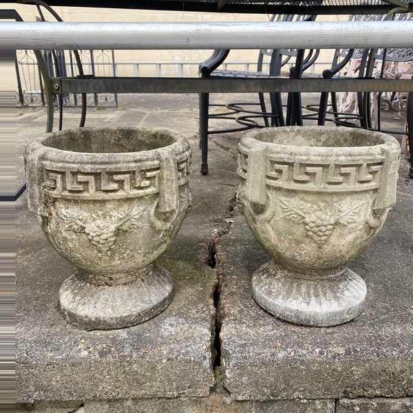 Greek Key Planter - Etsy