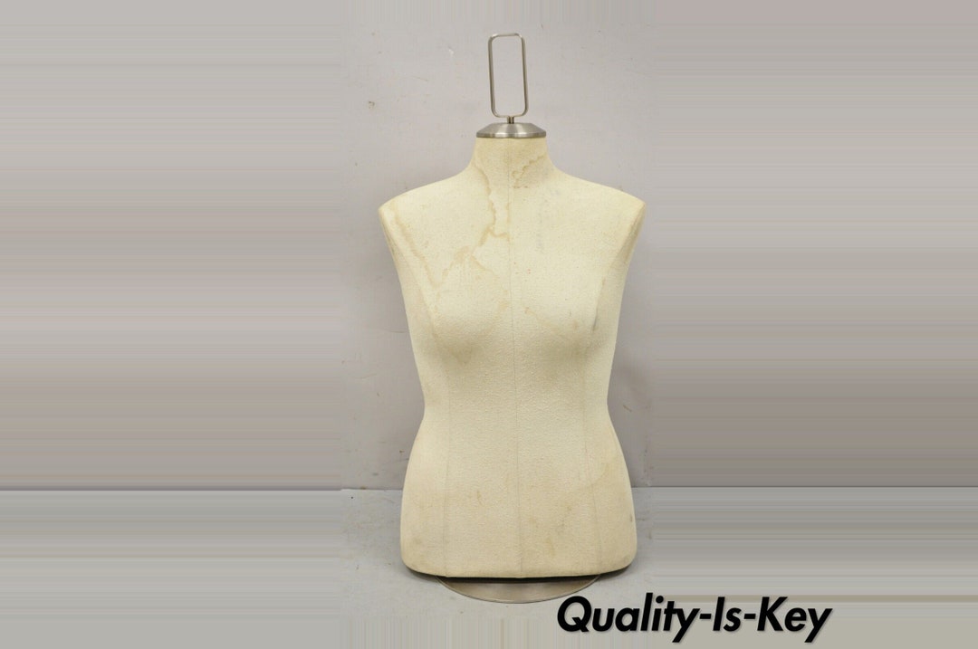 Counter Top Torso Dress Form Mannequin on Revolving Pedestal Base - Etsy