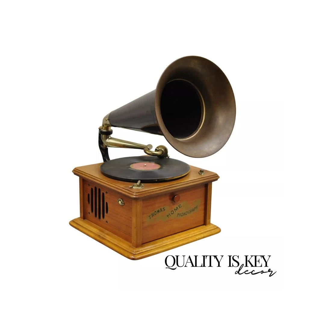 Thomas Home Phonograph Gramophone Replica Collector's Edition Radio ...
