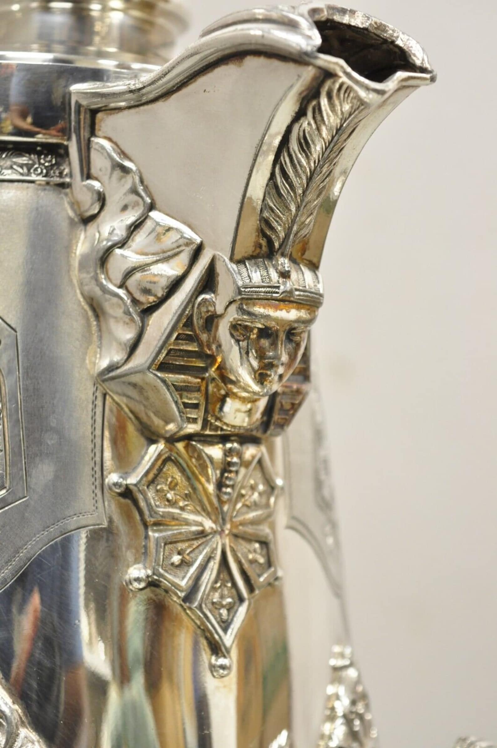 Racine Silver Plated Victorian Tilting Lemonade Water Pitcher on Stand ...