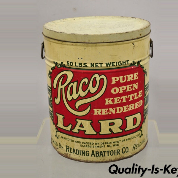 Lard Tin - Etsy