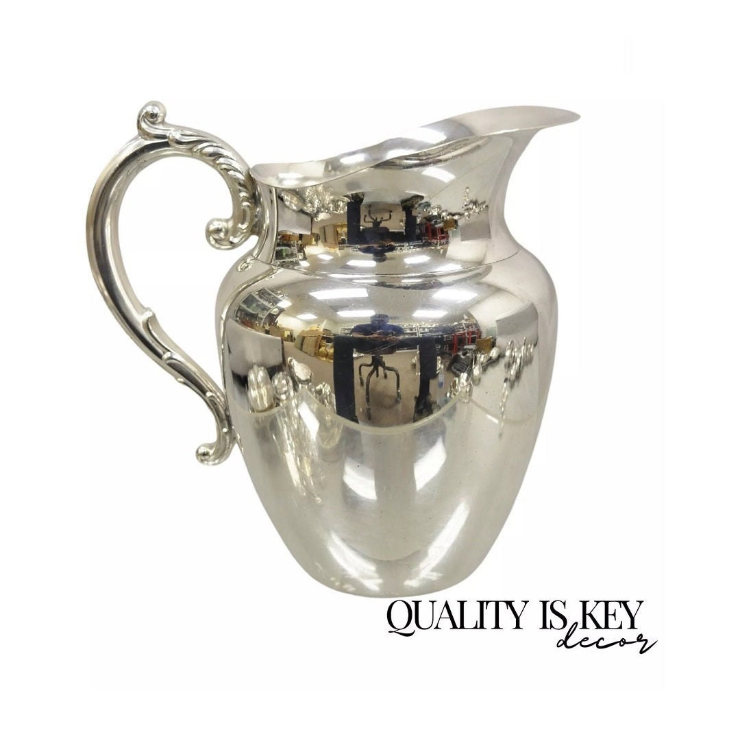 WMA Rogers Oneida Victorian Style Silver Plated Water Pitcher - Etsy