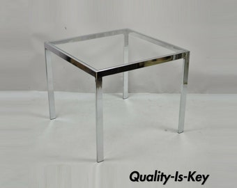 Chrome Side Table - Etsy