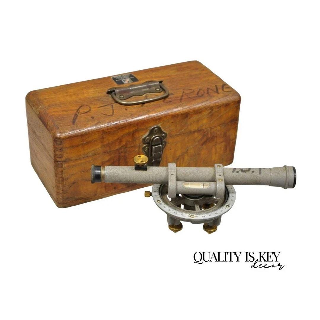 Vintage David White Instrument Surveying Equipment Plane Utility Level ...