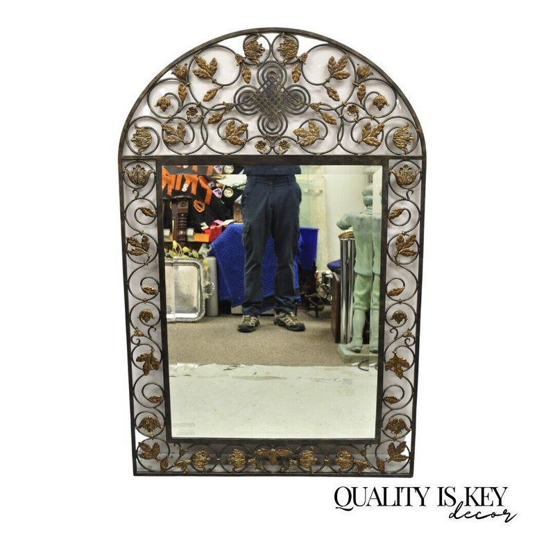 Wrought Iron Mirror - Etsy