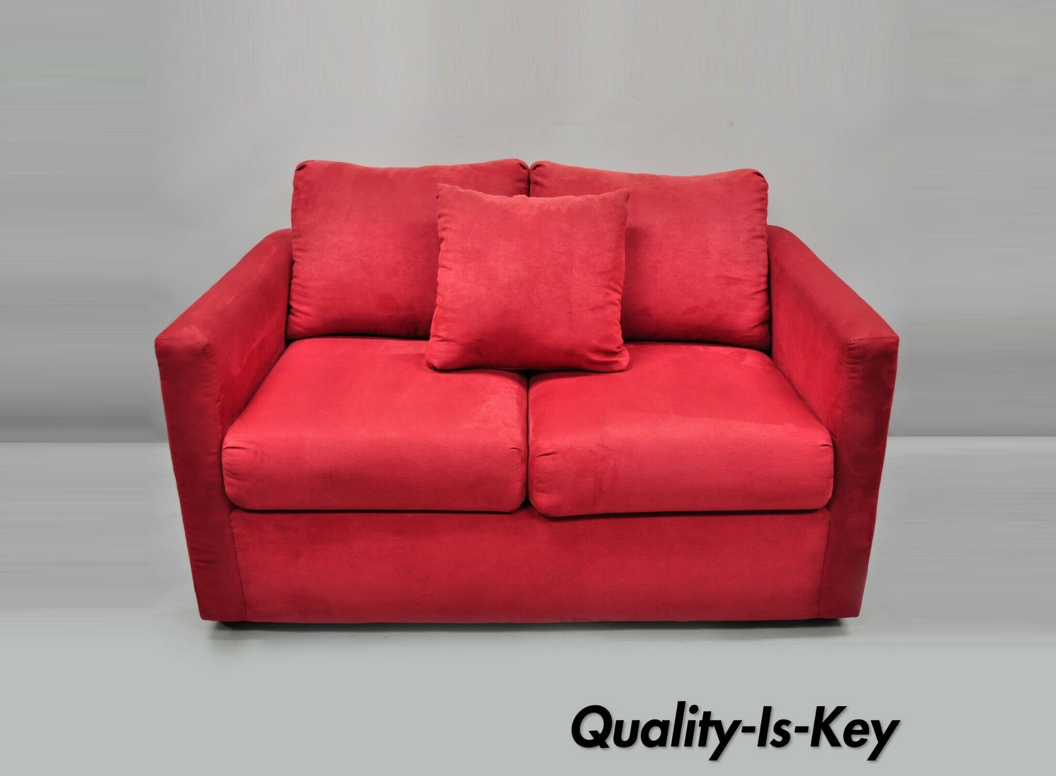 Red Single Sofa