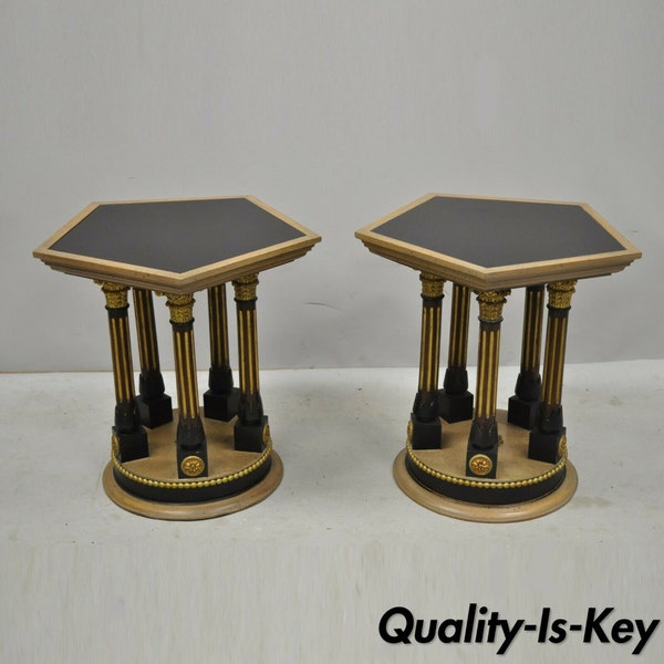 Hexagon Glass Top Coffee Table - Etsy