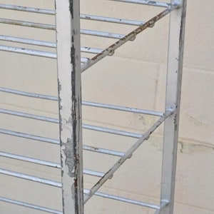 Vintage Industrial Metal Rolling 5 Tier Bakery Bakers Cart Display ...