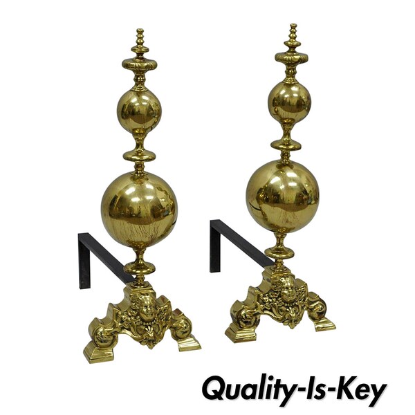 Large Andirons - Etsy