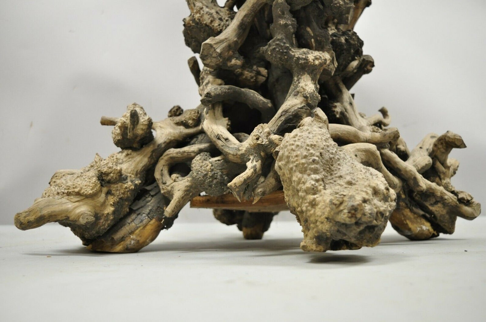 Vintage Driftwood Root Base Drift Wood Pedestal Naturalistic - Etsy