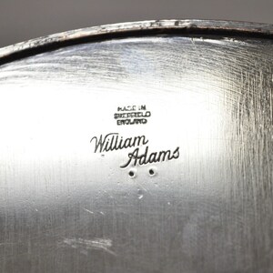 English Sheffield William Adams Silver Plated Pierced Drape Gallery ...