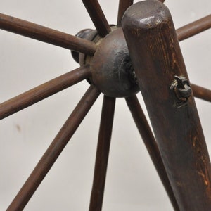 Antique American Primitive Colonial Wooden Country Spinning Wheel - Etsy