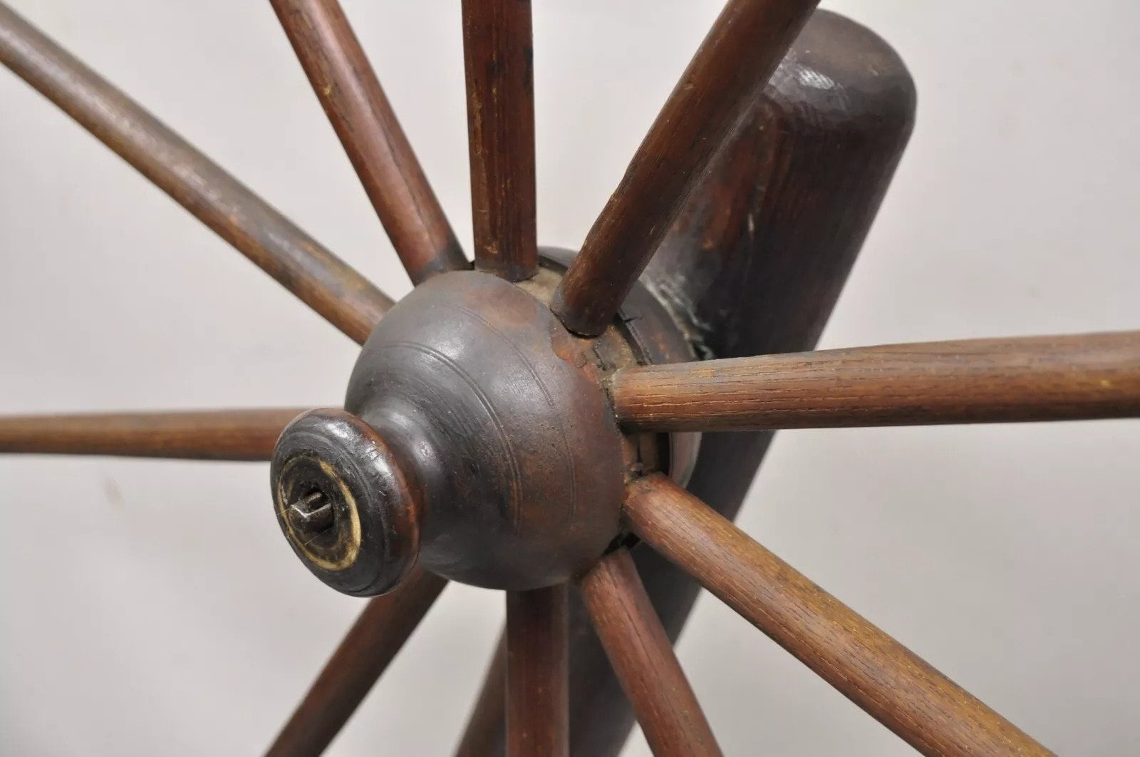 Antique American Primitive Colonial Wooden Country Spinning Wheel - Etsy
