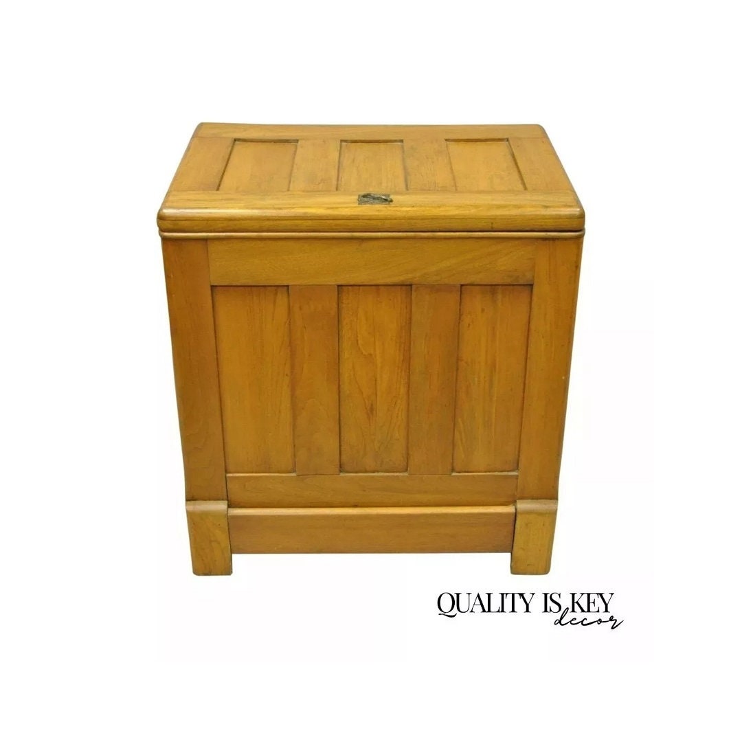 Antique Gibson Refrigerator Co. Victorian Small Oak Wood Icebox Ice ...