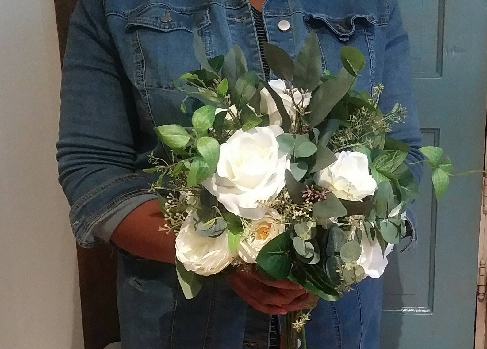 Boho Wedding Flowers Greenery Neutral Ivory Cream - Etsy