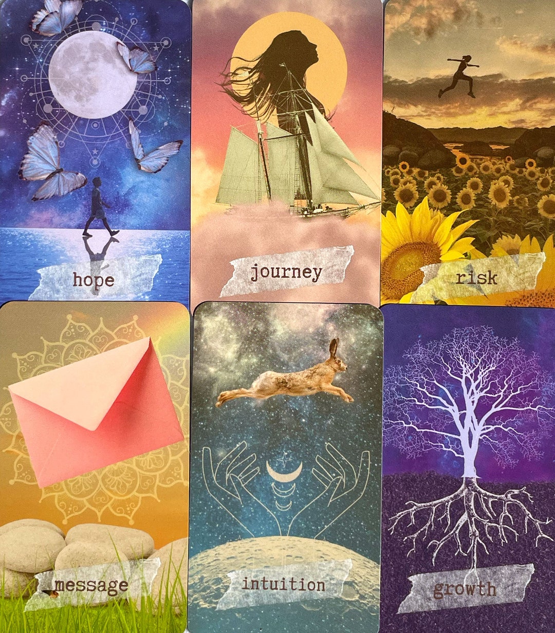 Inspiration Oracle Deck: 30 Travel-sized Oracle Cards - Etsy