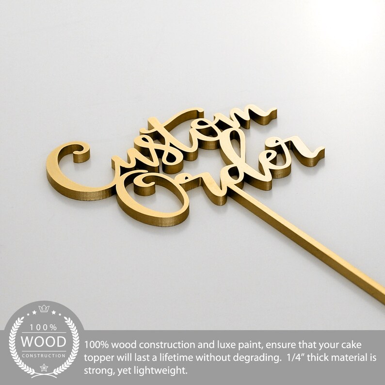 Custom Cake Topper Keepsake Custom Wedding Cake Toppers | Etsy