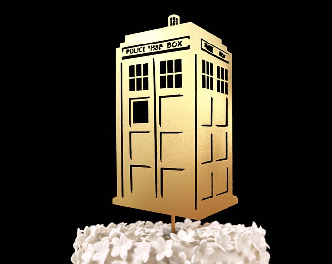 Tardis - Doctor Who Wedding Cake Topper, Keepsake Wedding Cake Toppers ...