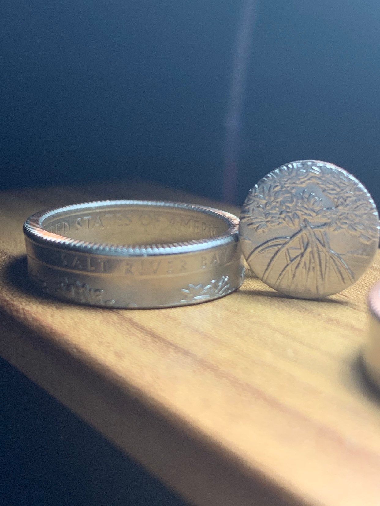 2020 Quarter Copper Coin Ring and Center Punch Pin Gift for | Etsy