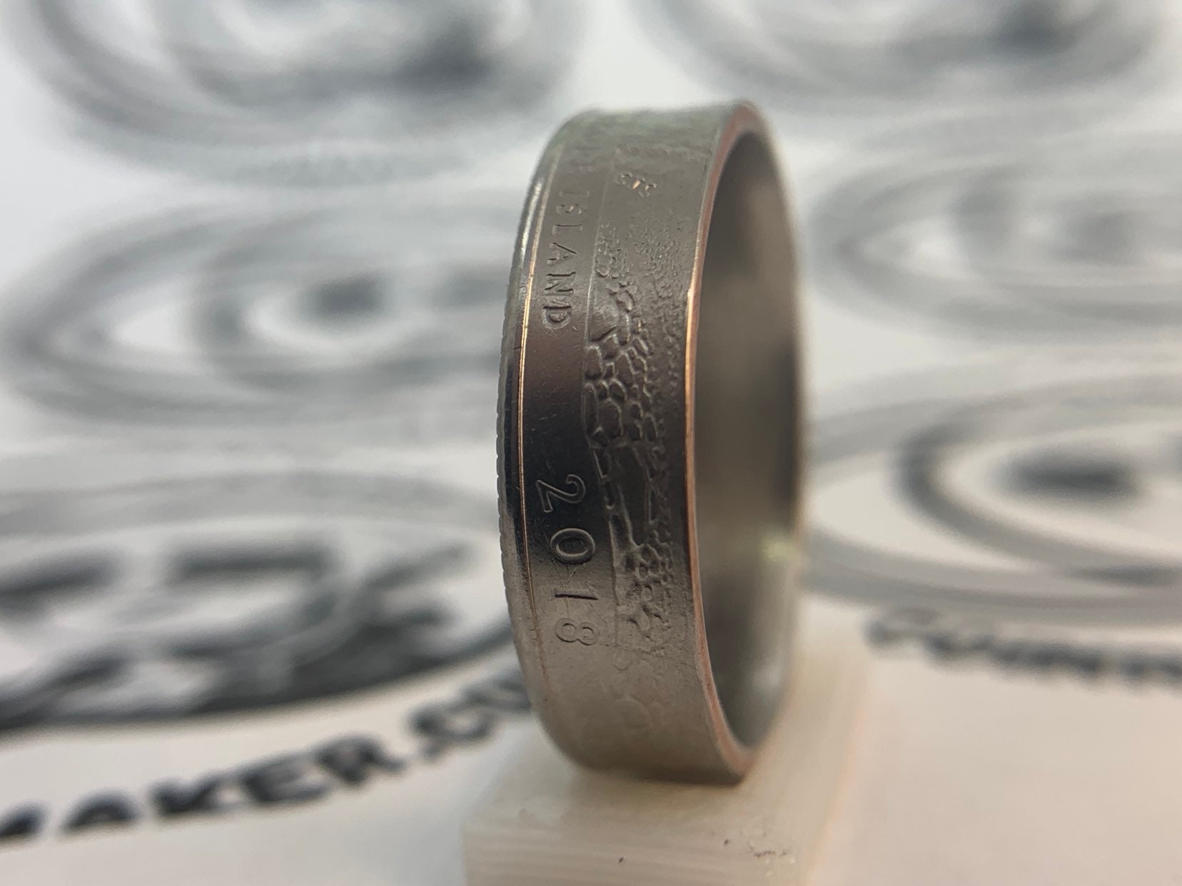 2018 Block Island Copper U.S. Quarter Coin Ring | Etsy