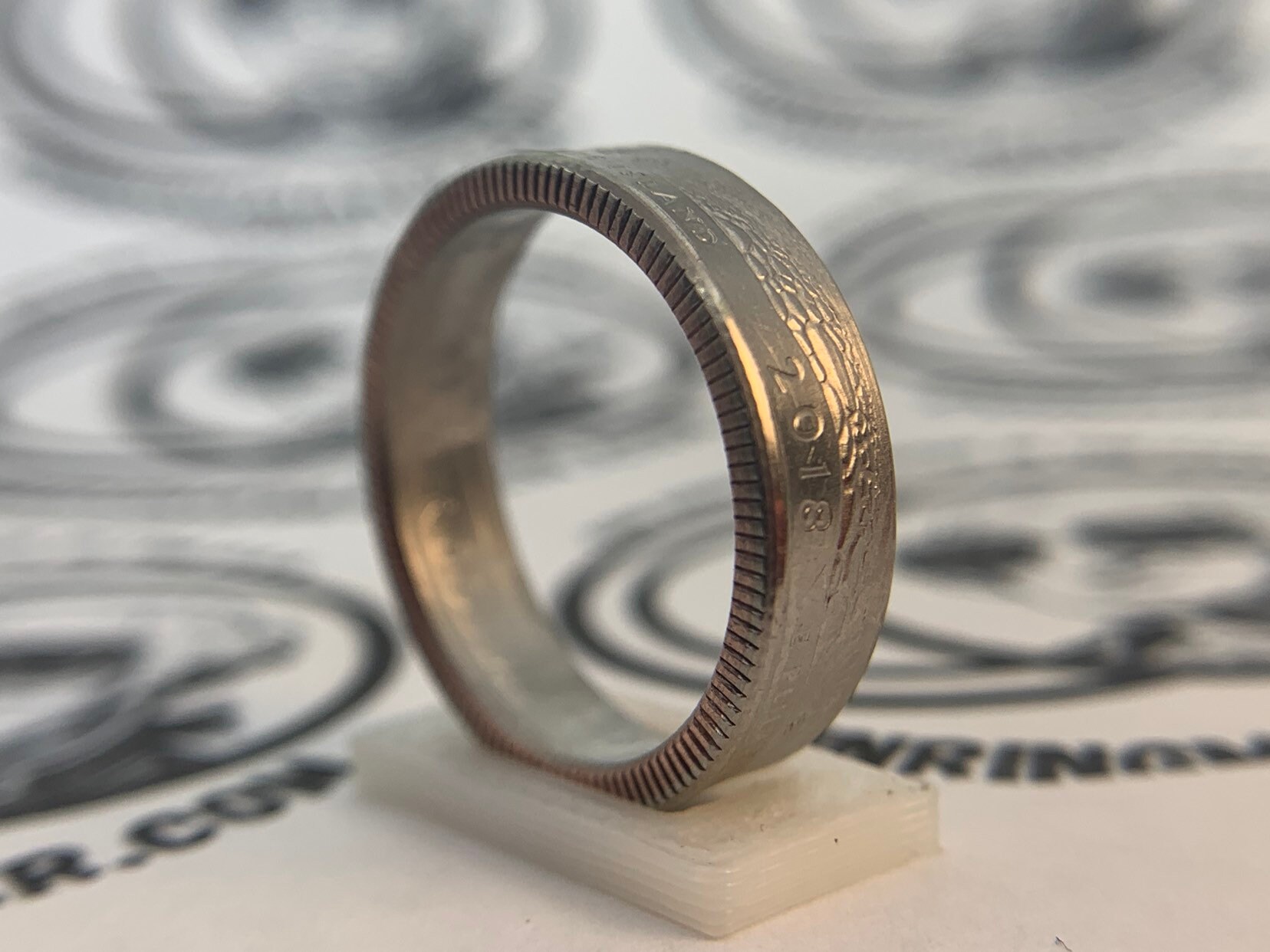 2018 Block Island Copper U.S. Quarter Coin Ring | Etsy