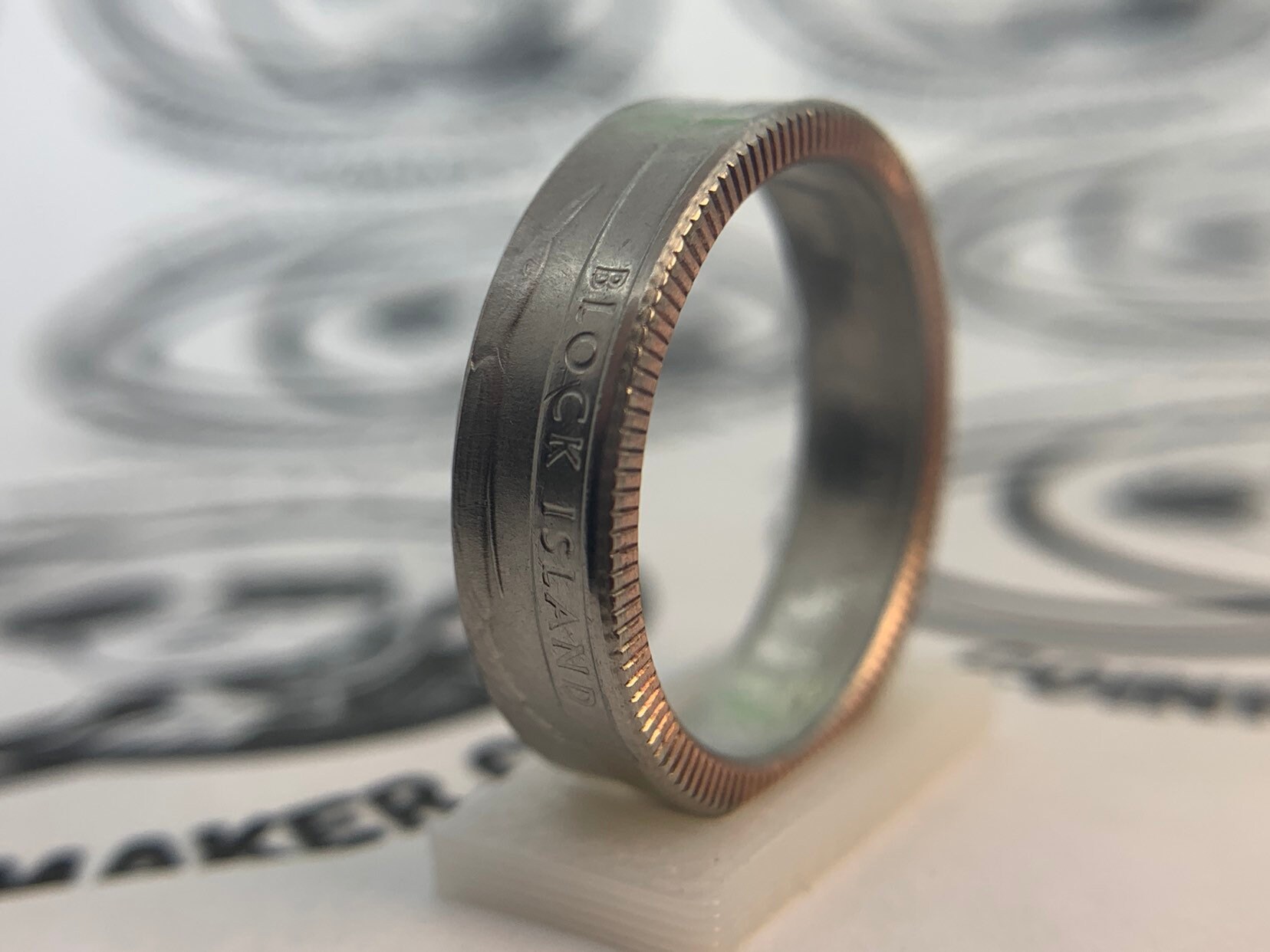 2018 Block Island Copper U.S. Quarter Coin Ring | Etsy