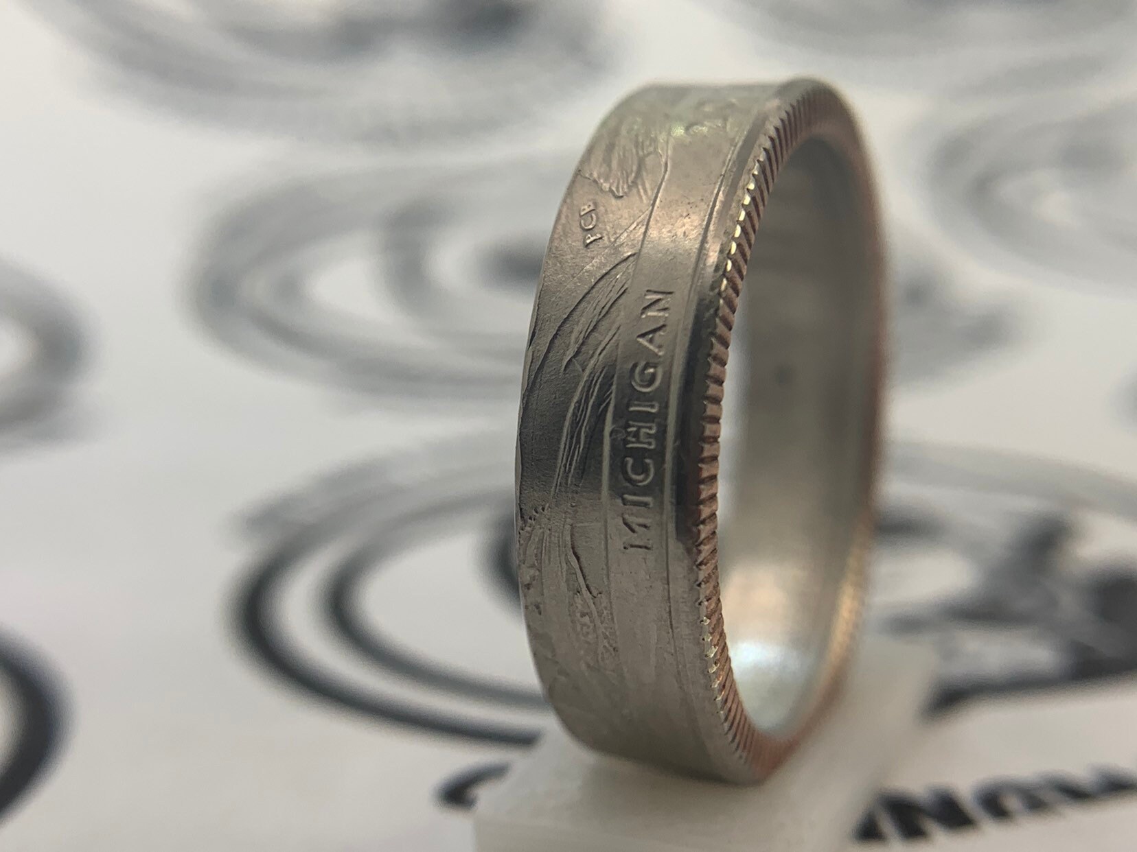2018 Pictured Rocks Copper U.S. Quarter Coin Ring | Etsy