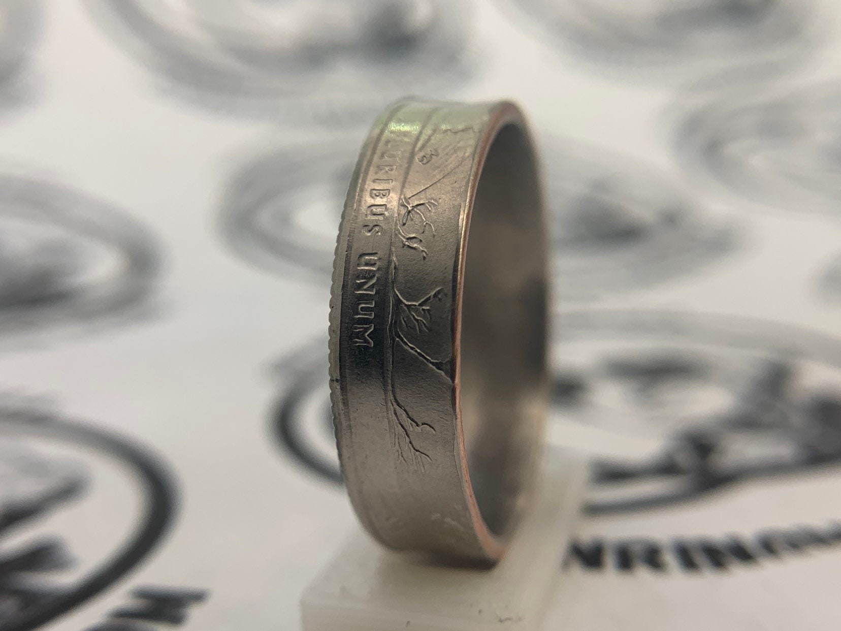 2018 Pictured Rocks Copper U.S. Quarter Coin Ring | Etsy
