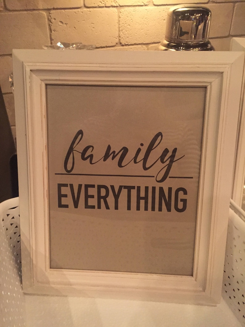 Family Over Everything (FOE) Print - Etsy