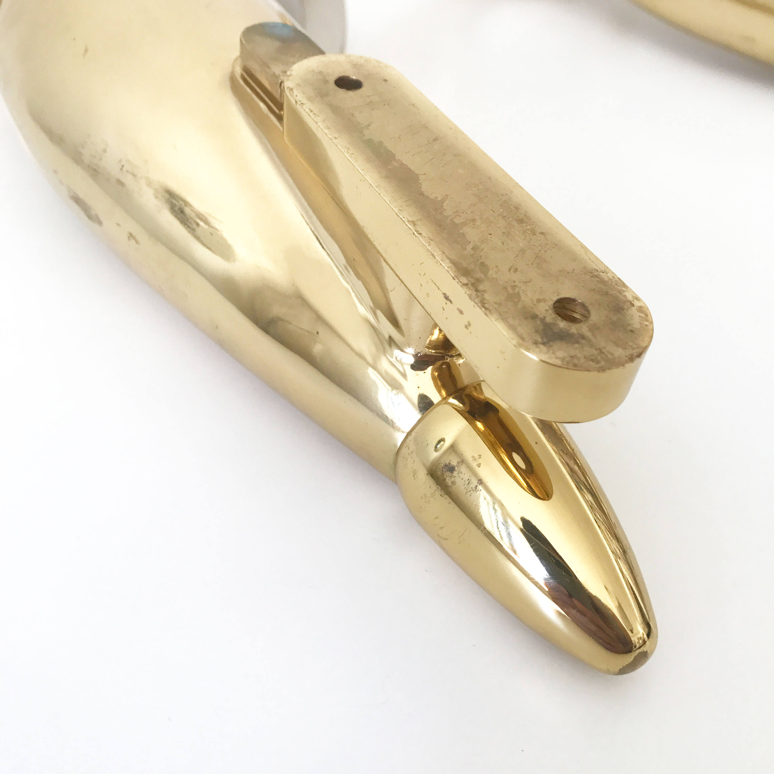 Pair of Gorgeous, Large and Massive BRASS ARCHERS Decorative Arts ...