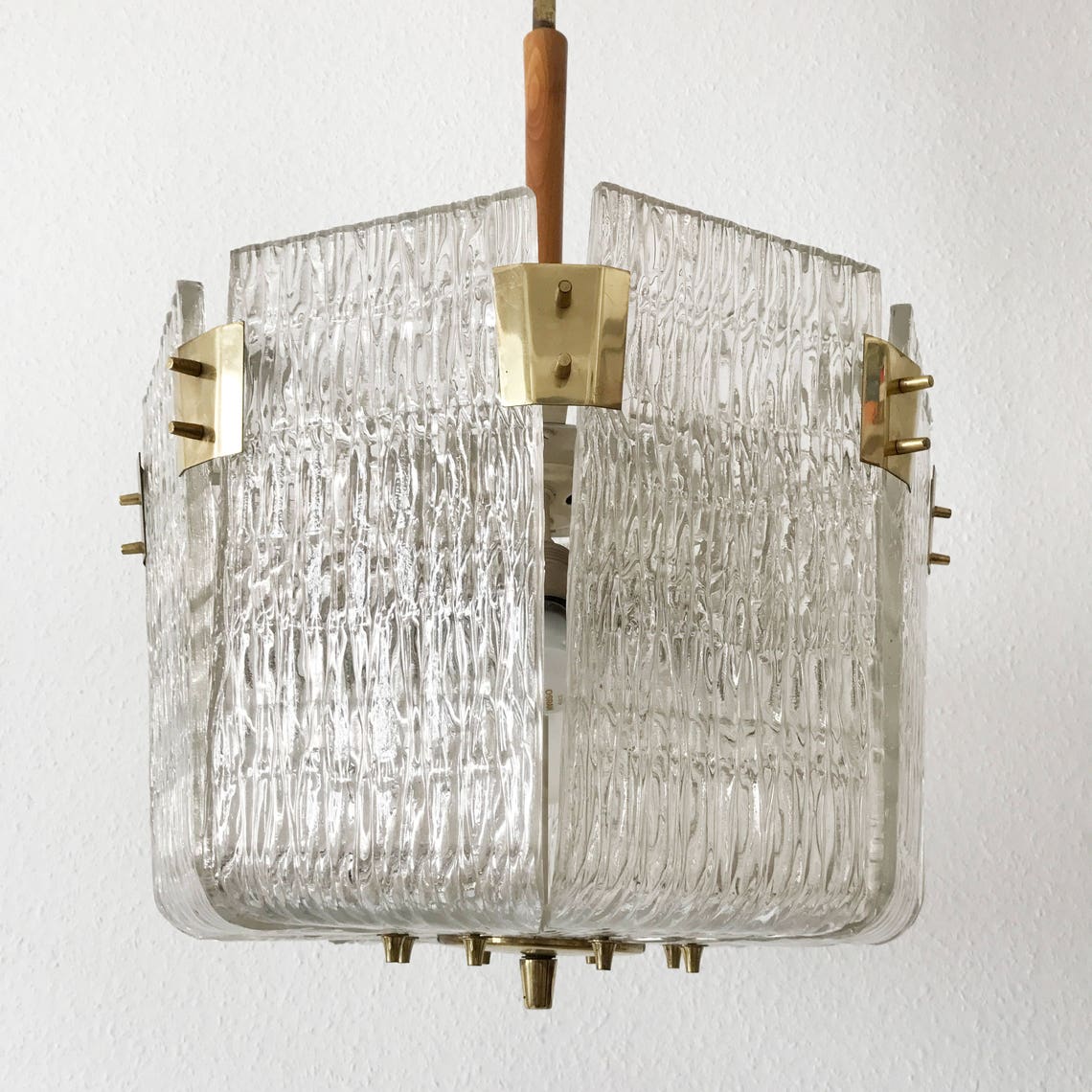 Exceptional Mid Century Modern J. T. KALMAR BASKET CHANDELIER | Pendant ...