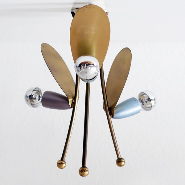 Atomic Ceiling Light - Etsy