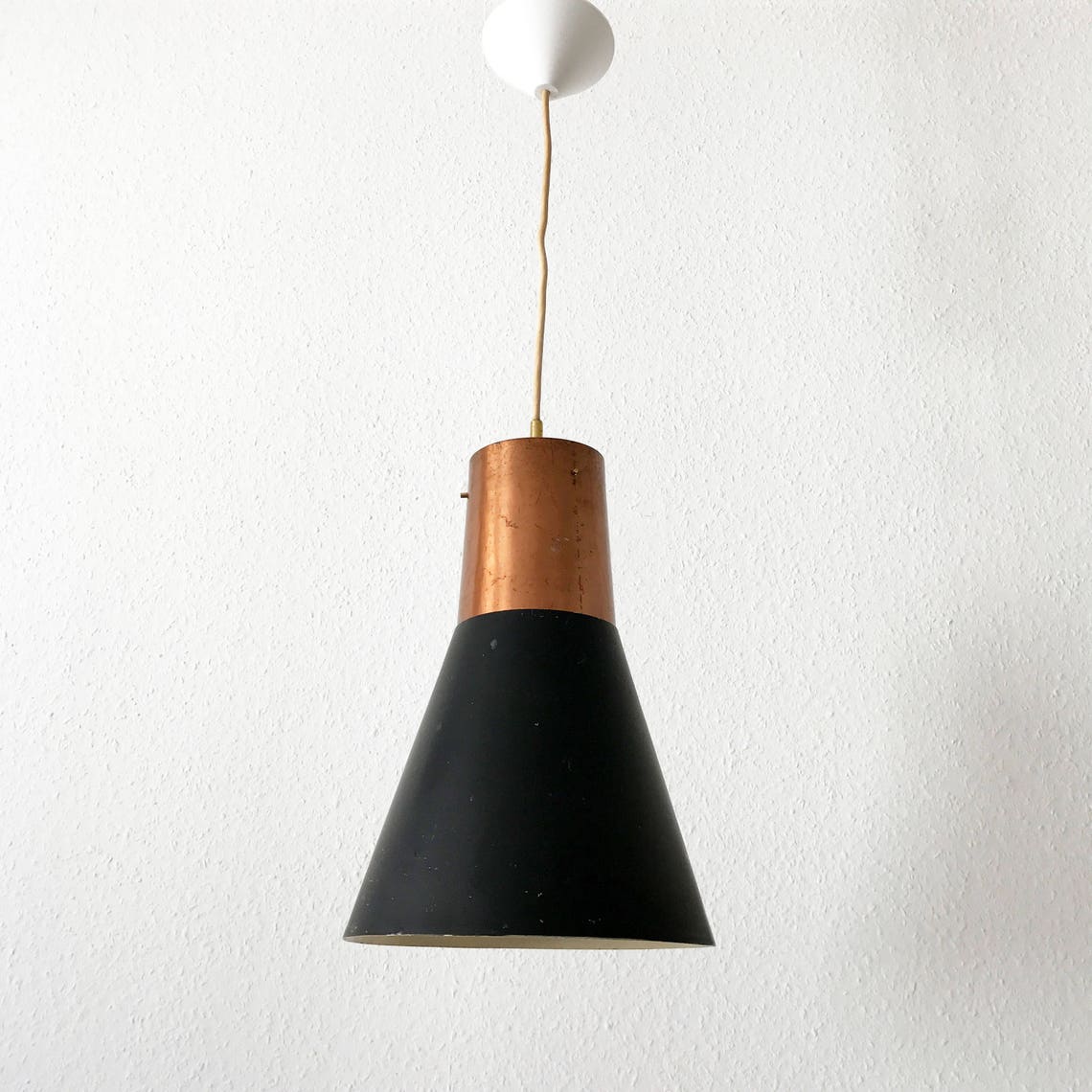 Elegant Mid Century Modern HANGING LAMP | Pendant Light 1950s/60s ...