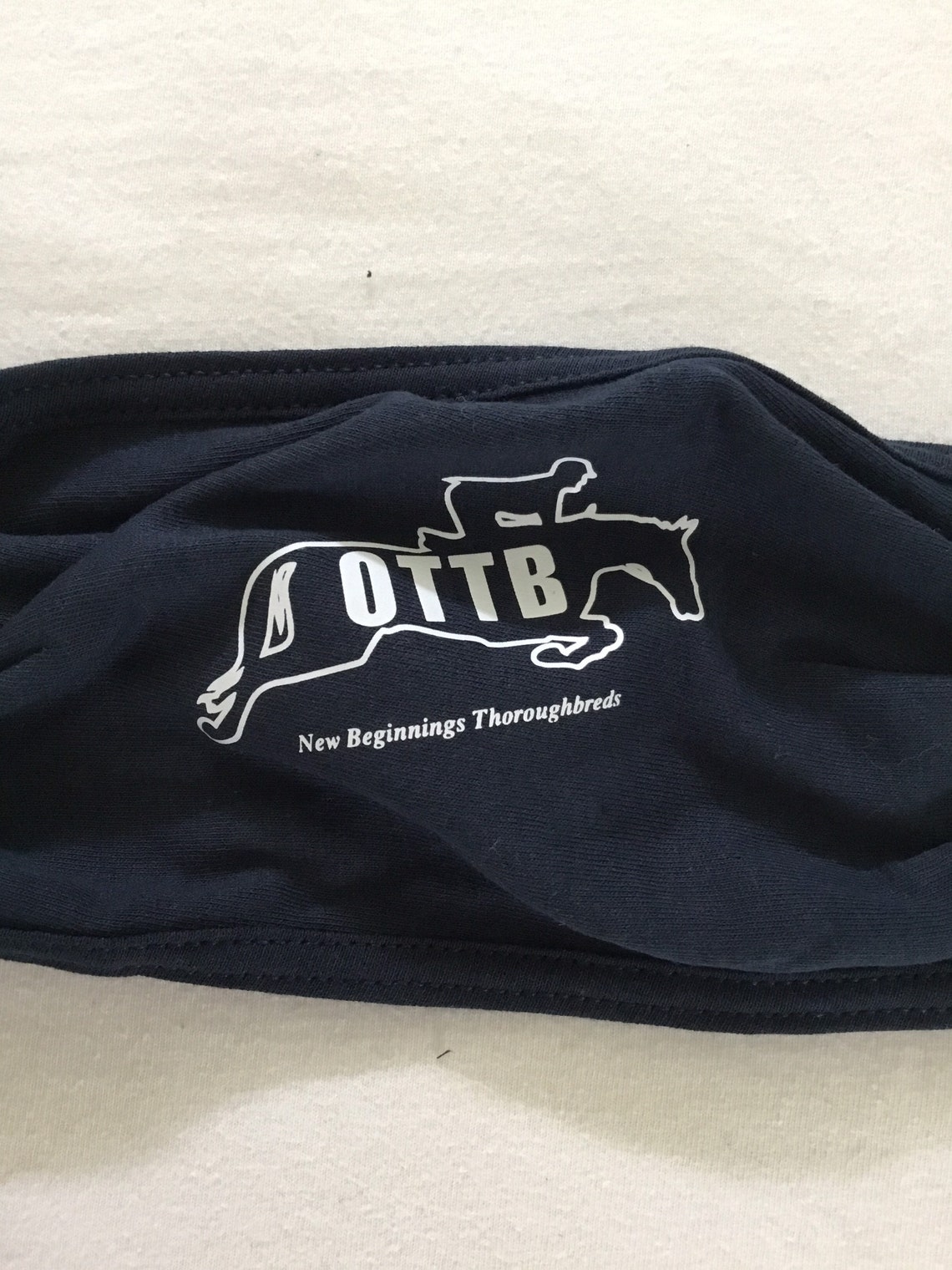 OTTB Face Mask Navy Blue | Etsy