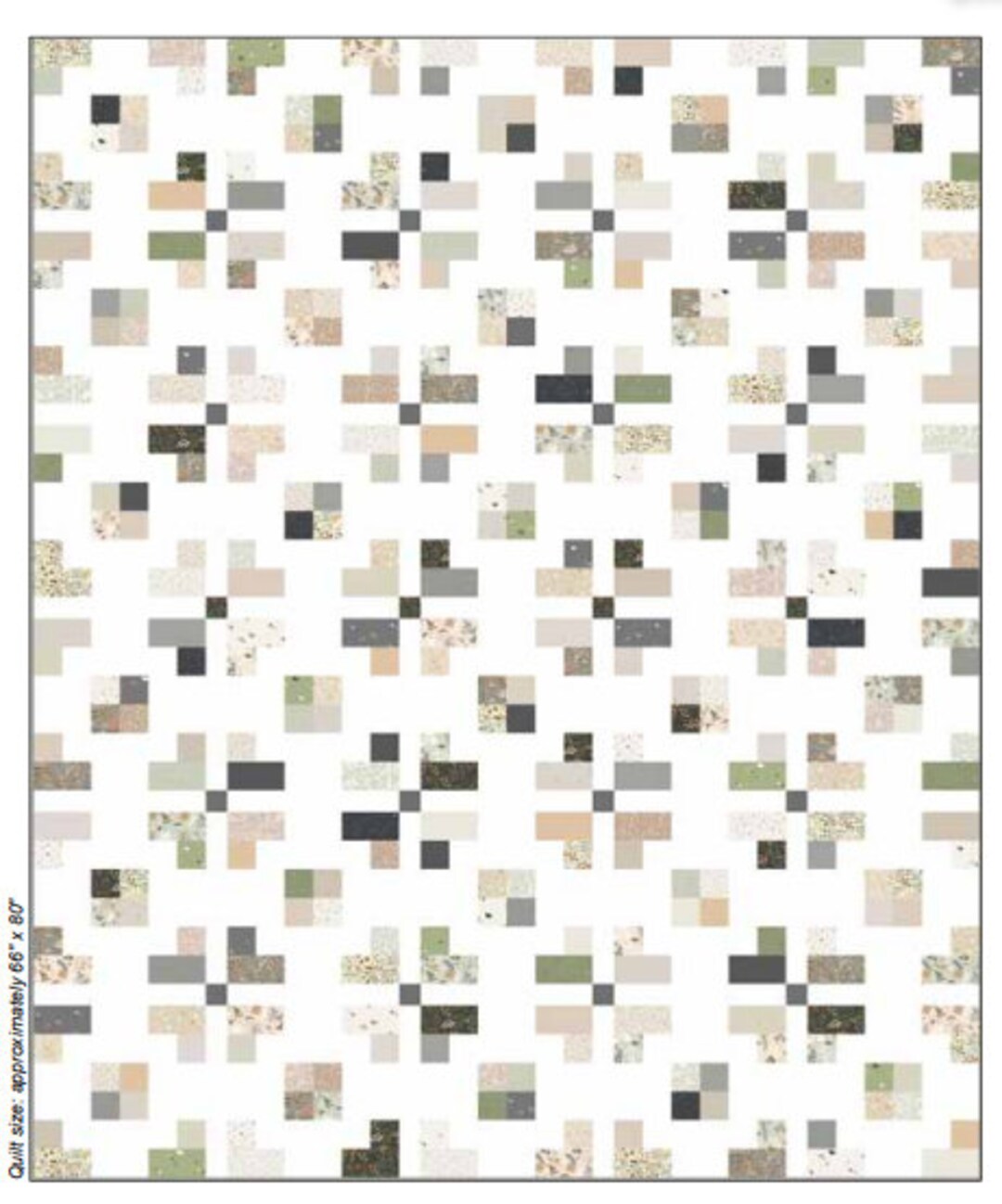 Au Naturel Jelly Roll Quilt Kit 66"x80" - Etsy
