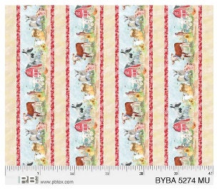 Barnyard Babies Baby Quilt Kit Fabric by Clint Eagar and Pattern by ...