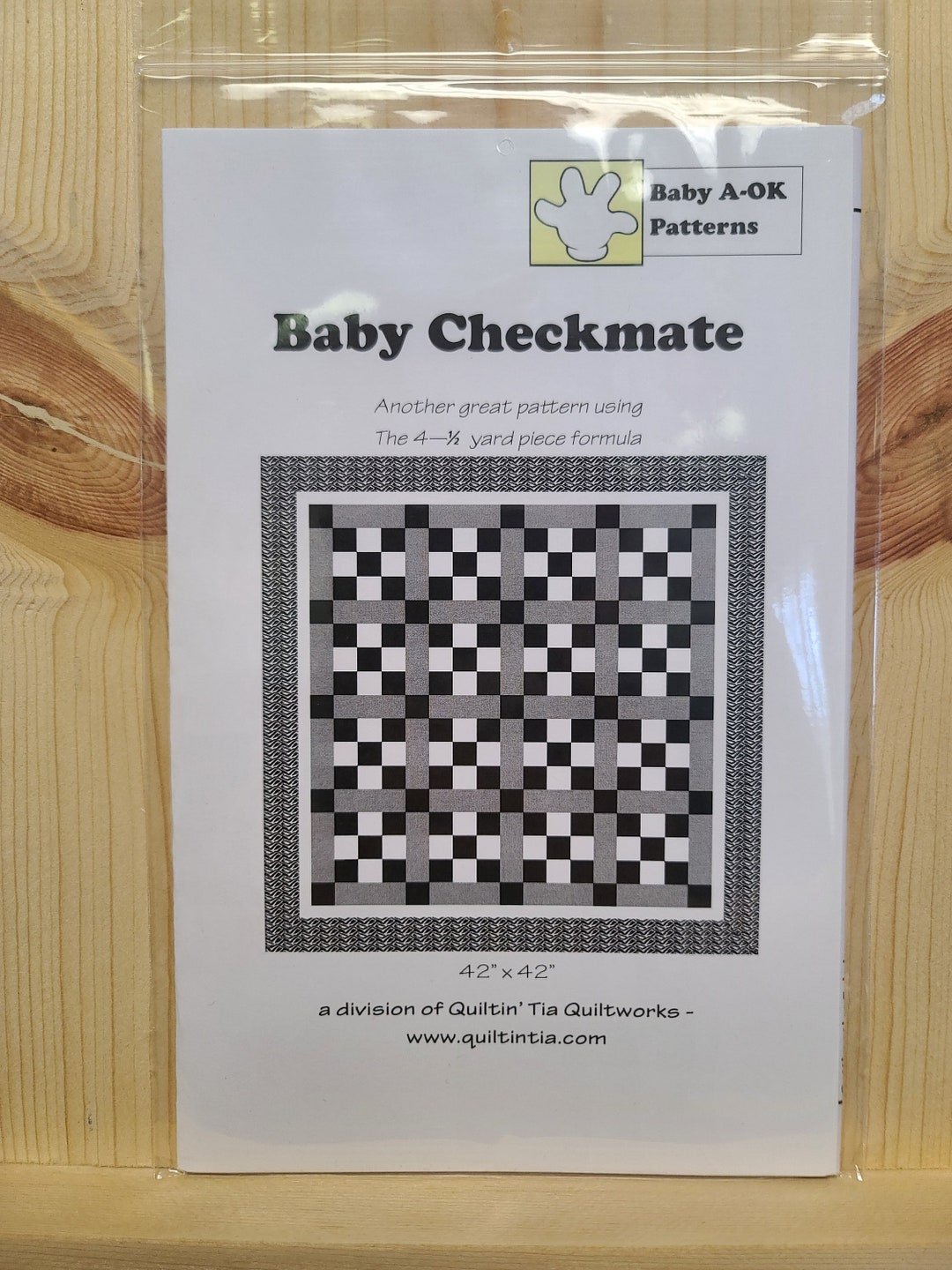 Baby Checkmate, Baby A-OK Patterns, Beginner Friendly, 1/2 Yard ...