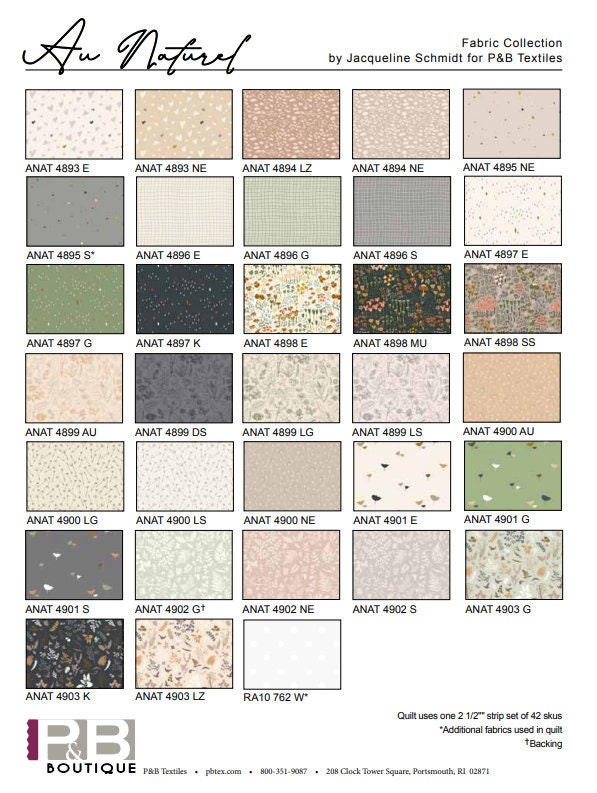 Au Naturel Jelly Roll Quilt Kit 66"x80" - Etsy