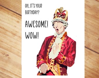 Hamilton Birthday Card | Etsy
