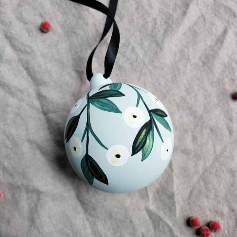 Hand Painted Bauble - Etsy