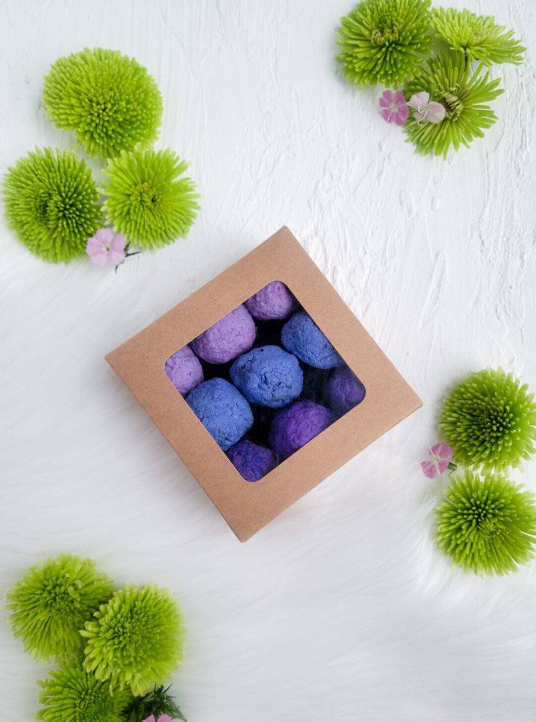 Purple Ombre Seed Bombs, Recycled Paper Seed Bomb, Great Gift, Plant ...
