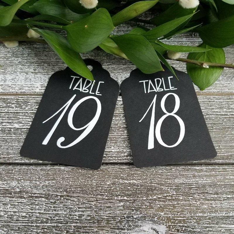 Number Tags - Etsy